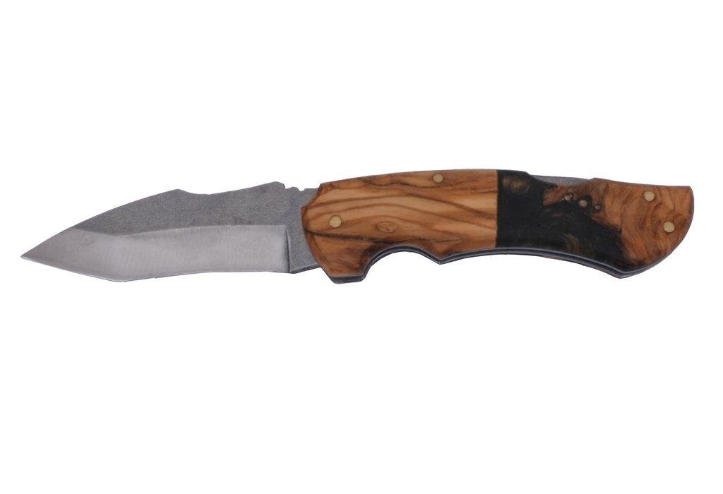 Stealth-Designed 8.66″ Tanto Reverse Tanto Carbon SteelFolding Knife w ...
